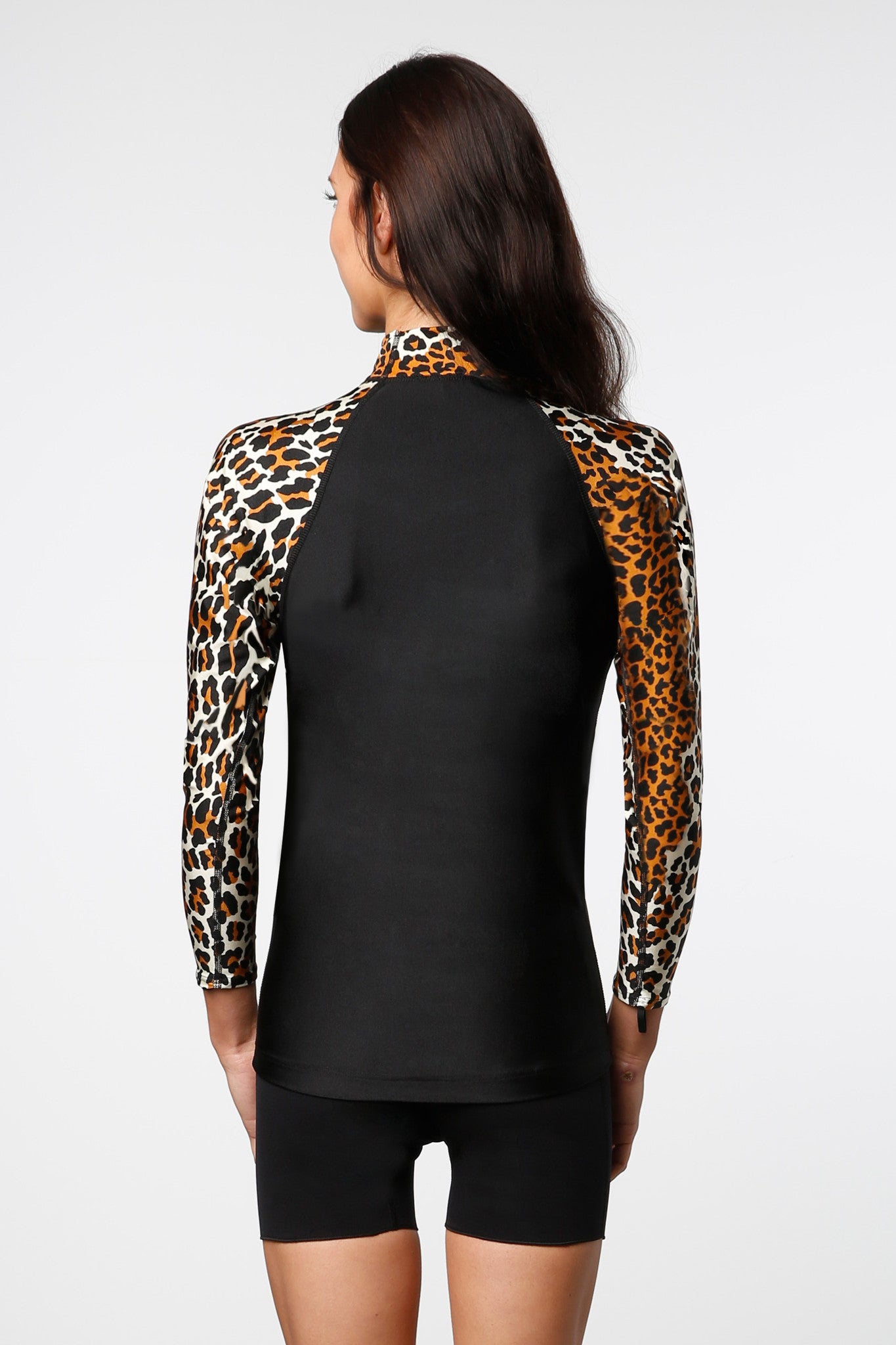 Sodwana L55B Nylon Spandex Long-sleeve Wetsuit Top with Pattern ...